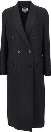 Maison Margiela Stockman Shoulder long wool coat Woman 42