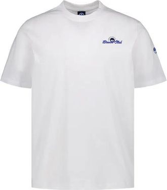 North Sails Herren T-Shirt wei&szlig; Baumwolle