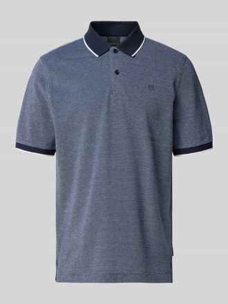 Bugatti Regular Fit Poloshirt mit Label-Stitching