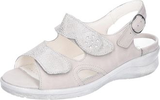 Waldl&auml;ufer Merle Weite M Damen Sandale in Grau, Gr&ouml;&szlig;e 4.5