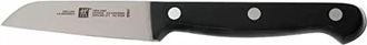 Zwilling Twin Chef Gemüsemesser, Klingenlänge: 8 cm, Kleines Klingenblatt, Rostfreier Spezialstahl/Kunststoff-Griff im Nietendesign, Schwarz