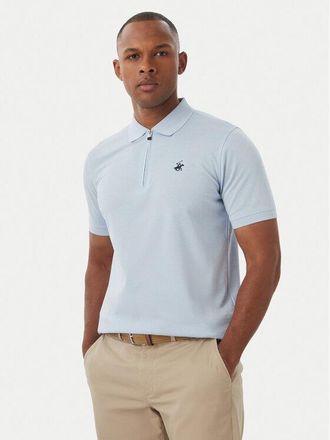 Beverly Hills Polo Club Poloshirt M2734 Hellblau Regular Fit