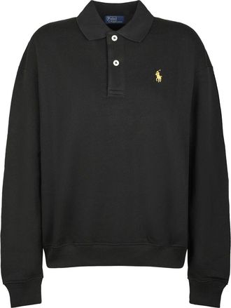 Polo Ralph Lauren Femme, Pulls, Noir, Taille: 40 FR Knit SweaT-shirt