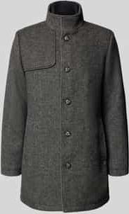 Lerros Regular Fit Kurzmantel mit Stehkragen