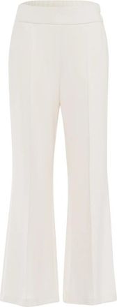 Tuzzi Nero Essentielle Hose mit elastischem Bund - - Trousers - Damen - Wei&szlig; - XS