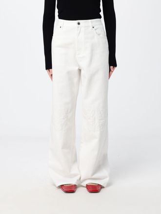 Loewe Jean baggy taille haute &agrave; jambe large en denim de coton