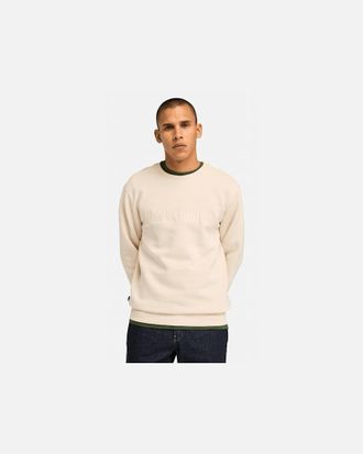 Timberland Hampton Rundhals-Sweatshirt für Herren in Hellbeige, Herren, Beige, Größe