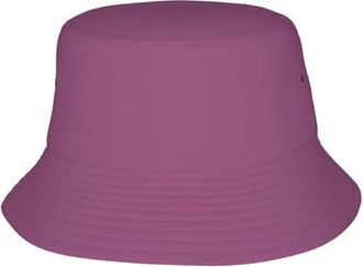 Generic Chapeau De Godet Image Rouge Raisin Uni Chapeaux De Visi&egrave;re Mode Pliable Bonnet De Soleil, pour Plage, Le Camping, Chasse, 56-58cm