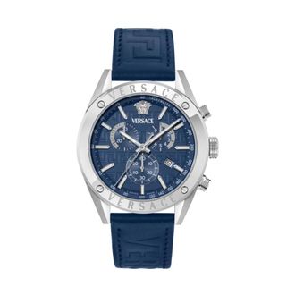 Versace Homme, Accessoires, Bleu, Taille: ONE Size Athletic Chrono