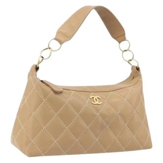 Chanel Pre-owned Vintage Schultertasche - - Pre-owned - Damen - Beige - ONE SIZE