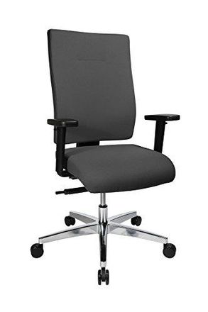 Topstar Topstar Profistar 15 Bürostuhl, Schreibtischstuhl, inkl. Armlehnen H1, Stoff, 56 x 67 x 109 cm, anthrazit