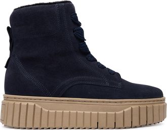 Tamaris Schnürschuhe Tamaris 1-25267-45 Dunkelblau