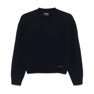 A.P.C. Blauer Pullover f&uuml;r M&auml;nner - - Knitwear - Damen - Blau - M