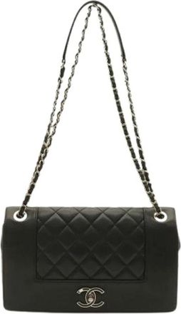 Chanel Sac bandouli&egrave;re vintage doccasion - Femme - Pre-owned - Noir - Taille: ONE Size