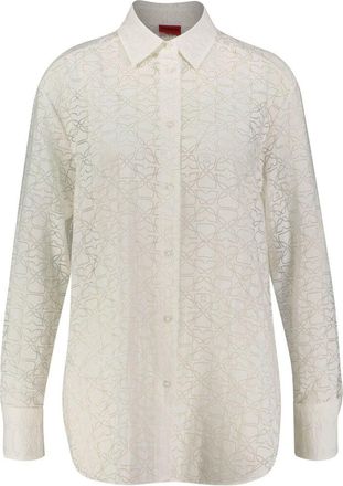 HUGO BOSS Damen Hemdbluse Oversized Fit