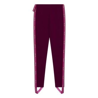 GCDS Logo Tape Leggings - - Trousers - Damen - Rot - M