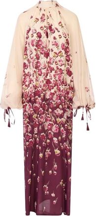 F.R.S. For Restless Sleepers F.r.s For Restless Sleepers, Femme, Robes, Multicolore, Taille: 42 FR Abito Pernaso - Roses Crepe + Georgette