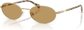 Emporio Armani Femme, Accessoires, Brun, Taille: 54 MM Ea2175 Lunettes de soleil