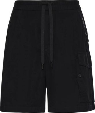 Dolce & Gabbana Homme, Shorts, Noir, Taille: L Waxed Faille Bermuda Shorts