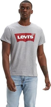 Levi's Graphic Set-in Neck Homme T-shirt, Gris, XXL