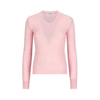 Jil Sander VN LS Pullover - - Knitwear - Damen - Rosa - L