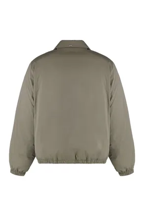 Our Legacy Mens Avenue Cotton-Blend Bomber Jacket Khaki