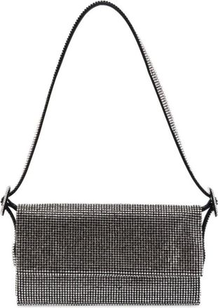 Benedetta Bruzziches Femme, Sacs, Gris, Taille: ONE Size The World Is Not Enough Foldover Shoulder Bag