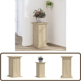 vidaXL Pflanzenständer Sonoma-Eiche 33x33x60 cm Holzwerkstoff - Vidaxl