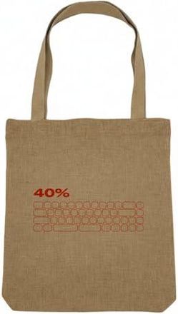 Fabulous Sac Shopping Tote Bag Aspect Lin - MKB 40 Mechanical Keyboard Keycaps Geek Techy Mech Keys Computer - Sac de Courses Toile Epaisse 360g Beige Naturel 