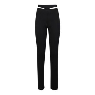 ADĀMO Andrea Adamo Chanelavy Chevron gesteppte Leder -Einzelklappenbeutel - - Trousers - Damen - Schwarzk - M