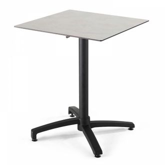 Oviala Oviala - Table de jardin 70 cm inclinable beton gris clair