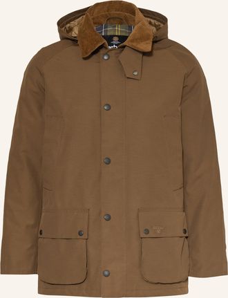 Barbour Jacke Winter Ashby Mit Abnehmbarer Kapuze beige