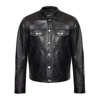 Dsquared2 Homme, Vestes, Noir, Taille: M Blouson en cuir