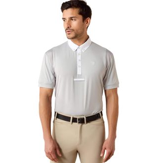 Ariat Mens TEK Show Shirt in Show Grey, Size X-Large, by Ariat