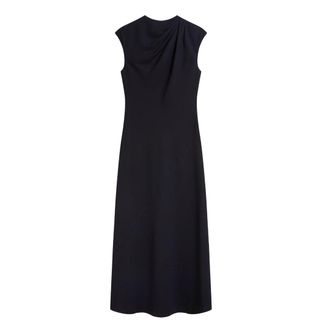Ted Baker Kyamos Slip Navy Maxikleid Mit Drapierungsdetails