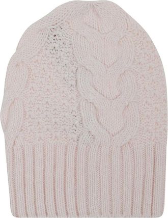 Ermanno Scervino bonnet en maille torsadée - Tons neutres