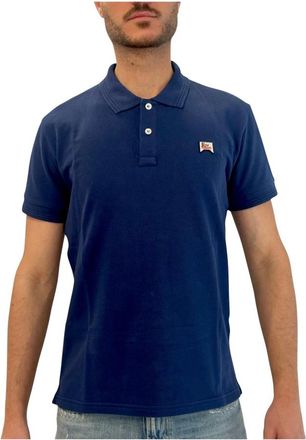 Roy Rogers Homme, Tops, Bleu, Taille: S Polo en Piqu&eacute; de Coton