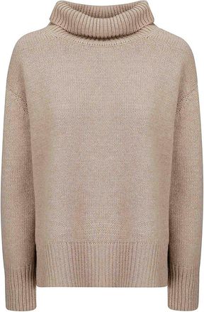 Be You Pull Col Roul&eacute; - Marron