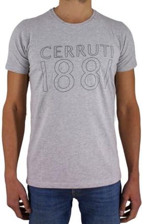 Cerruti T-Shirt Manches Courtes col Rond Logo brod&eacute; Alda - XL Gris