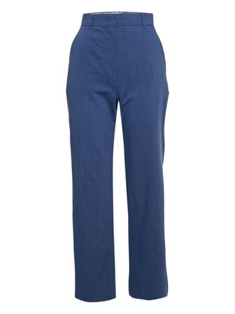 Max Mara pantalon à poches cargo - Bleu