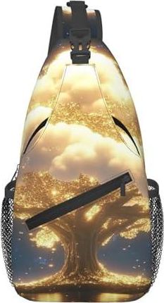 Generic The Tree Of Life Is Sac &agrave; bandouli&egrave;re lumineux pour homme Sac &agrave; dos de randonn&eacute;e