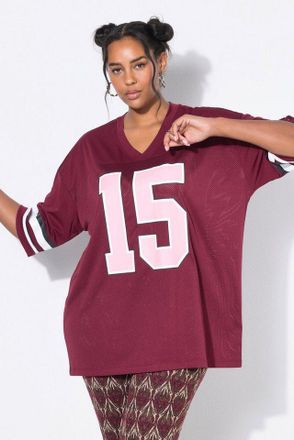 STUDIO UNTOLD T-Shirt Trikot oversized Meshjersey 15-Print