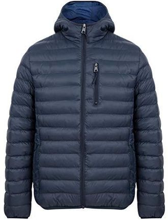 Tokyo Laundry Vizzini Quilted Puffer Jacket with Hood in Sky Captain Navy - Tokyo Laundry - L