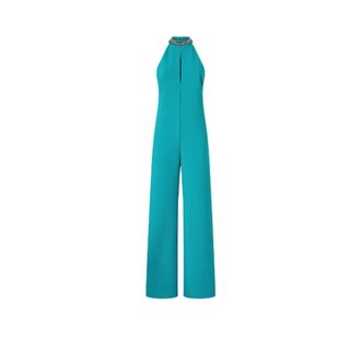 Pinko Pinko, Femme, Combinaisons et Ensembles, Vert, Taille: 40 FR Combinaison Pantalon Jambe Droite