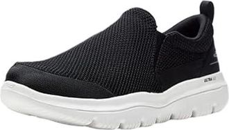 Skechers Femme DLites Resilient Baskets Tendance, Noir/Blanc, 40.5 EU