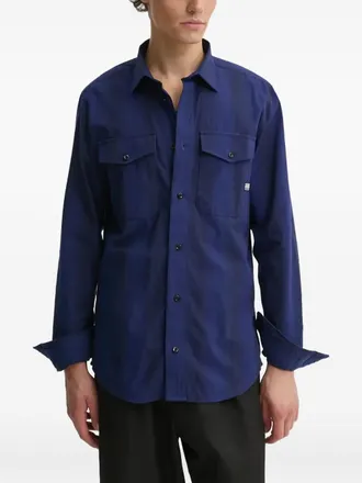 G-Star flap-pockets shirt - Blau
