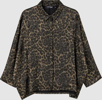 Jeanne Vouland Chemise Malo Imprim&eacute;e Leopard