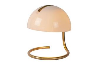 Lucide Lucide CATO - Lampe de table - &Oslash; 23,5 cm - 1xE27 - Blanc
