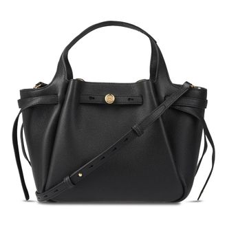 Tory Burch Schwarze Romy Pebbled Satchel Tasche - - Bags - Damen - Schwarzk - ONE SIZE