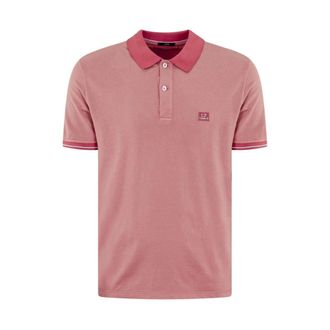 C.P. Company C.p. Company - Polo &agrave; manches courtes - Homme - Tops - Rose - Taille: M